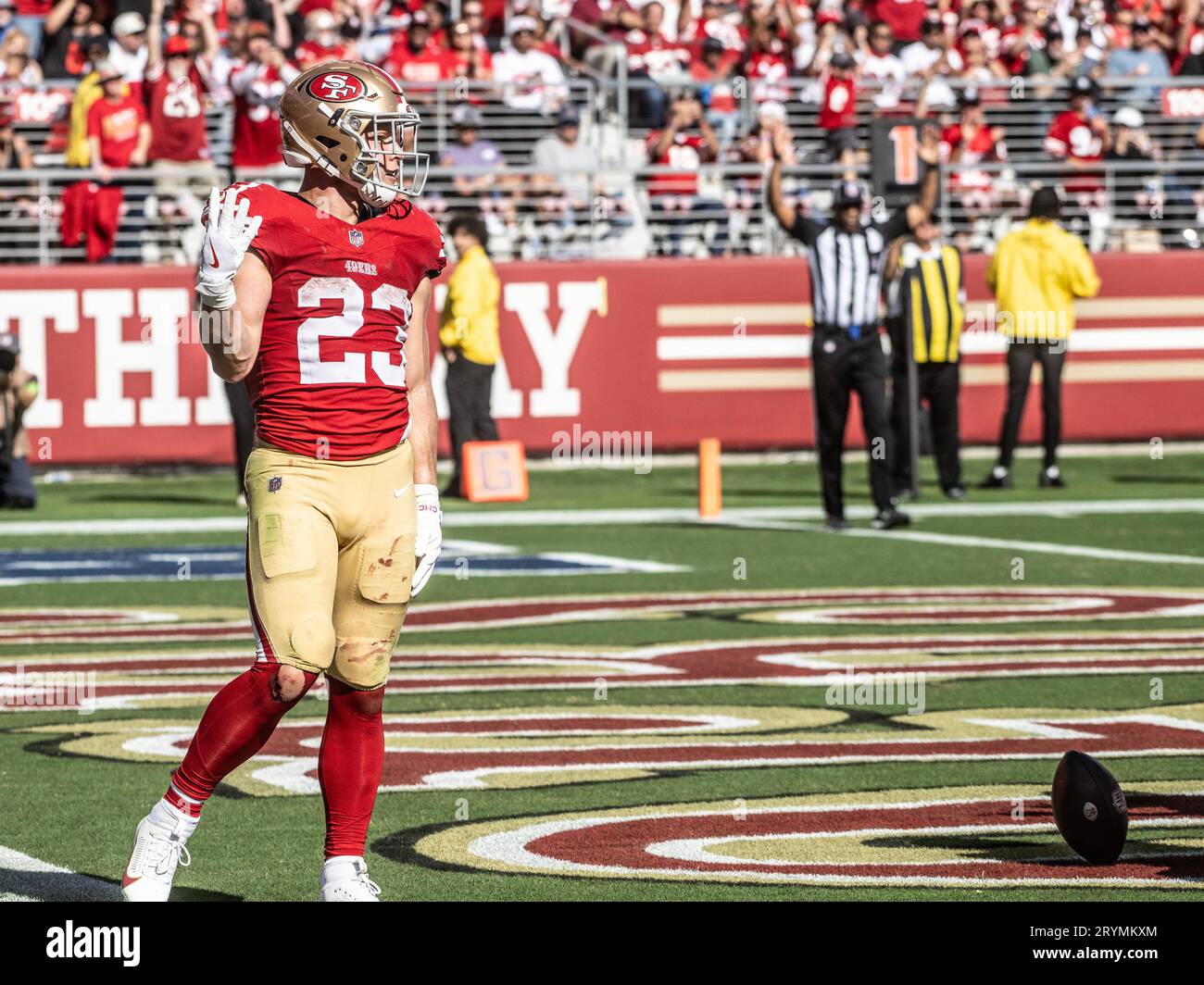 Christian mccaffery hi-res stock photography and images - Alamy