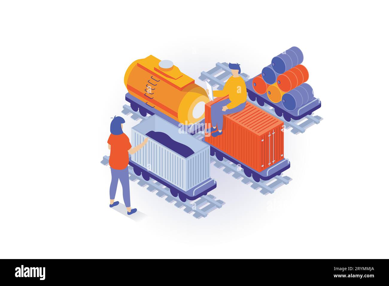 Company locomotive Stock Vector Images - Alamy