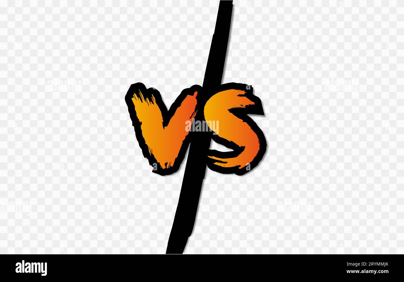 Vs letters hi-res stock photography and images - Alamy