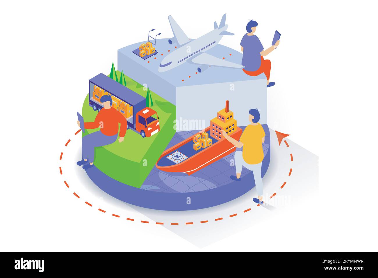 Work distribution Cut Out Stock Images & Pictures - Alamy