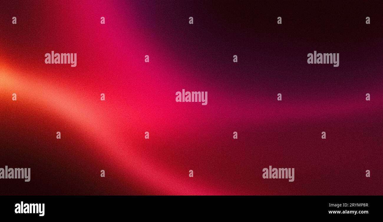 Abstract grainy background glowing red blurred color flow banner poster ...