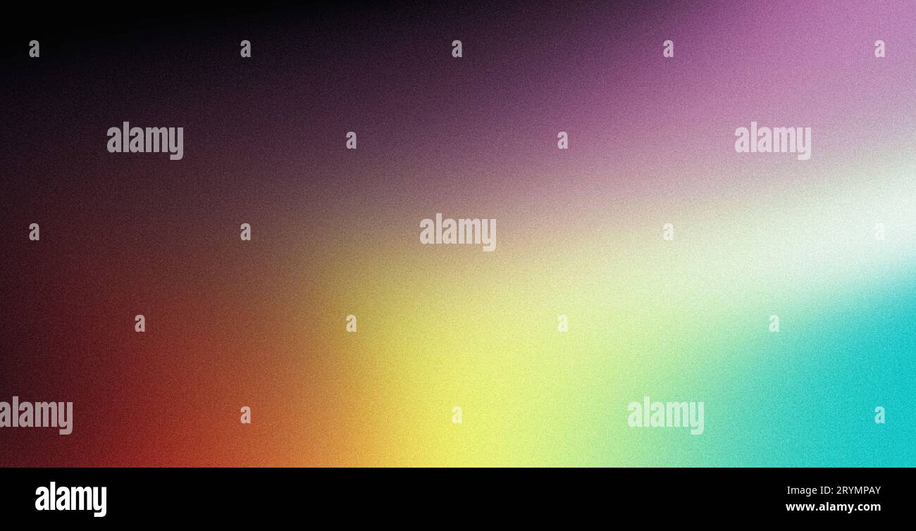 Abstract blurred colors grainy gradient background yellow purple red ...