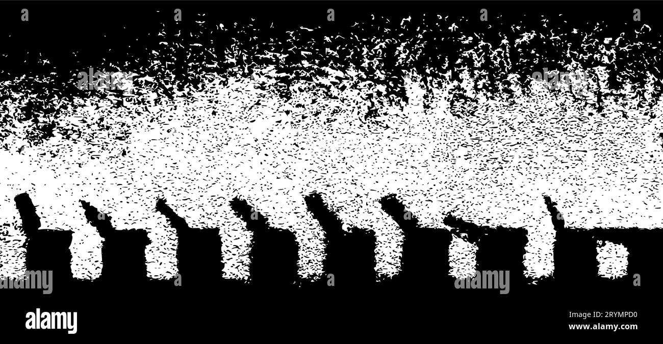 Gritty grain texture. Random speckles or specks noise paper. Retro ...