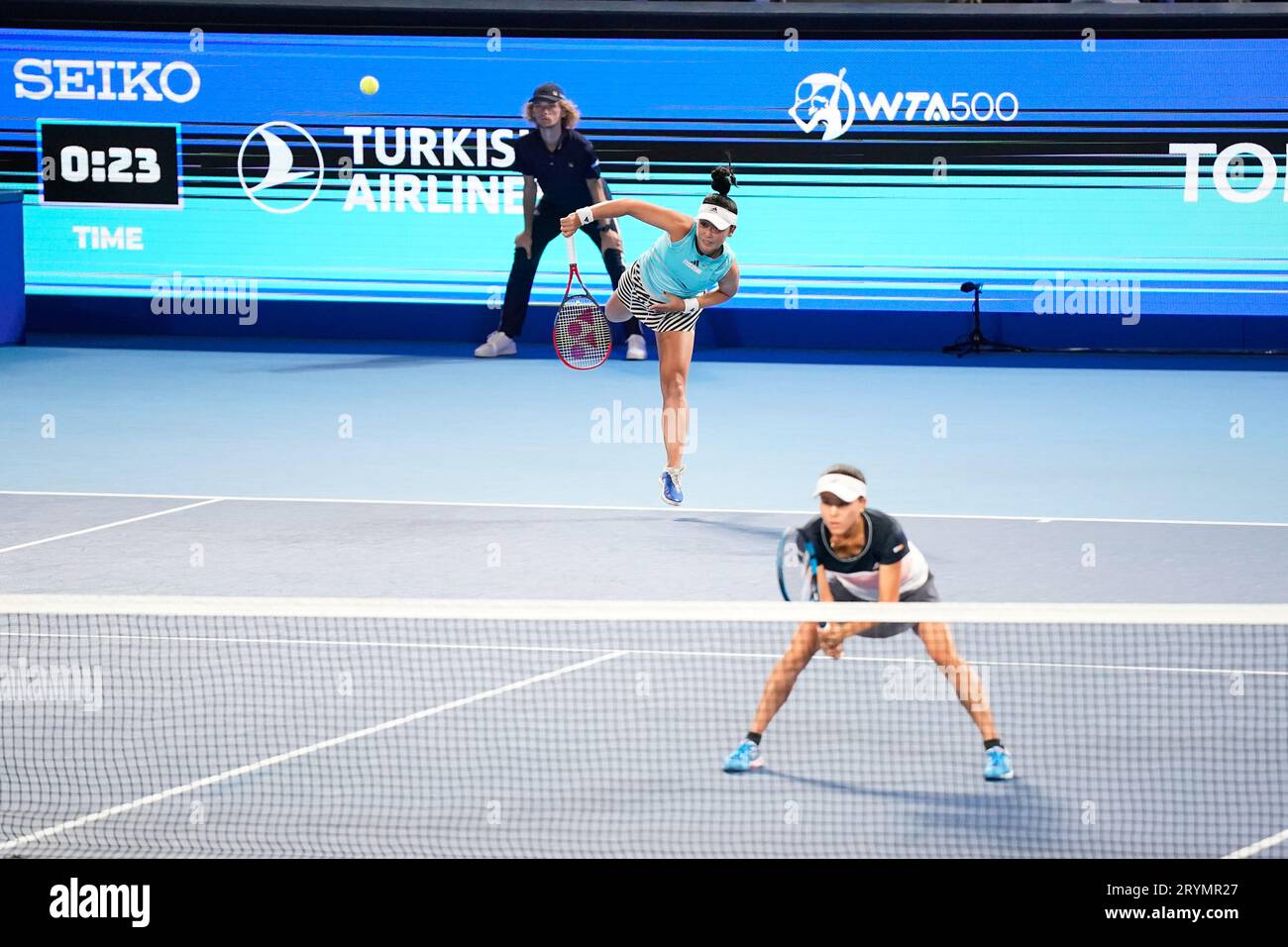 Tokyo, Japan. 30th Sep, 2023. (L-R) Eri Hozumi (JPN), Makoto Ninomiya ...