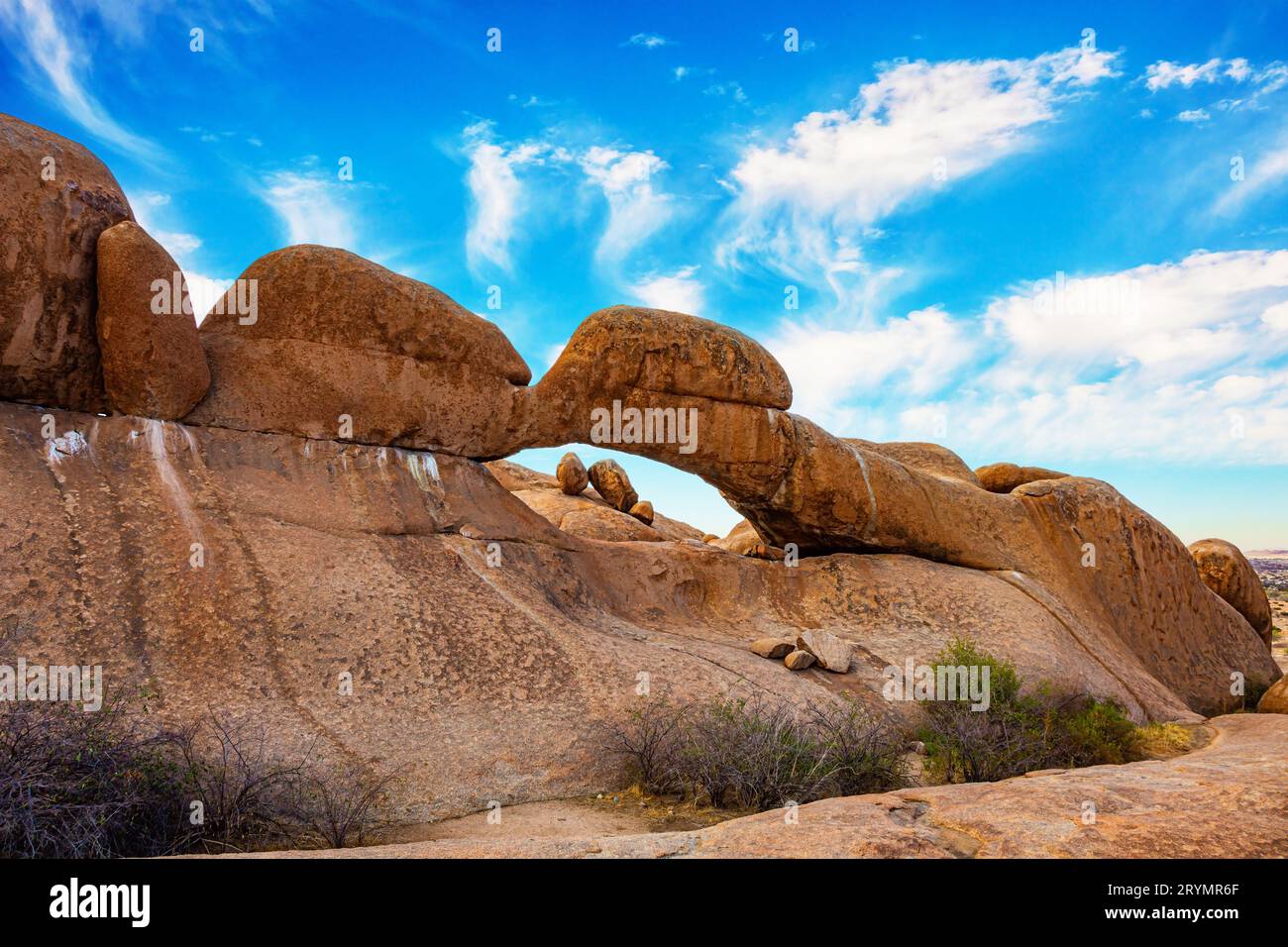 The rock massif in Namibia Stock Photo - Alamy
