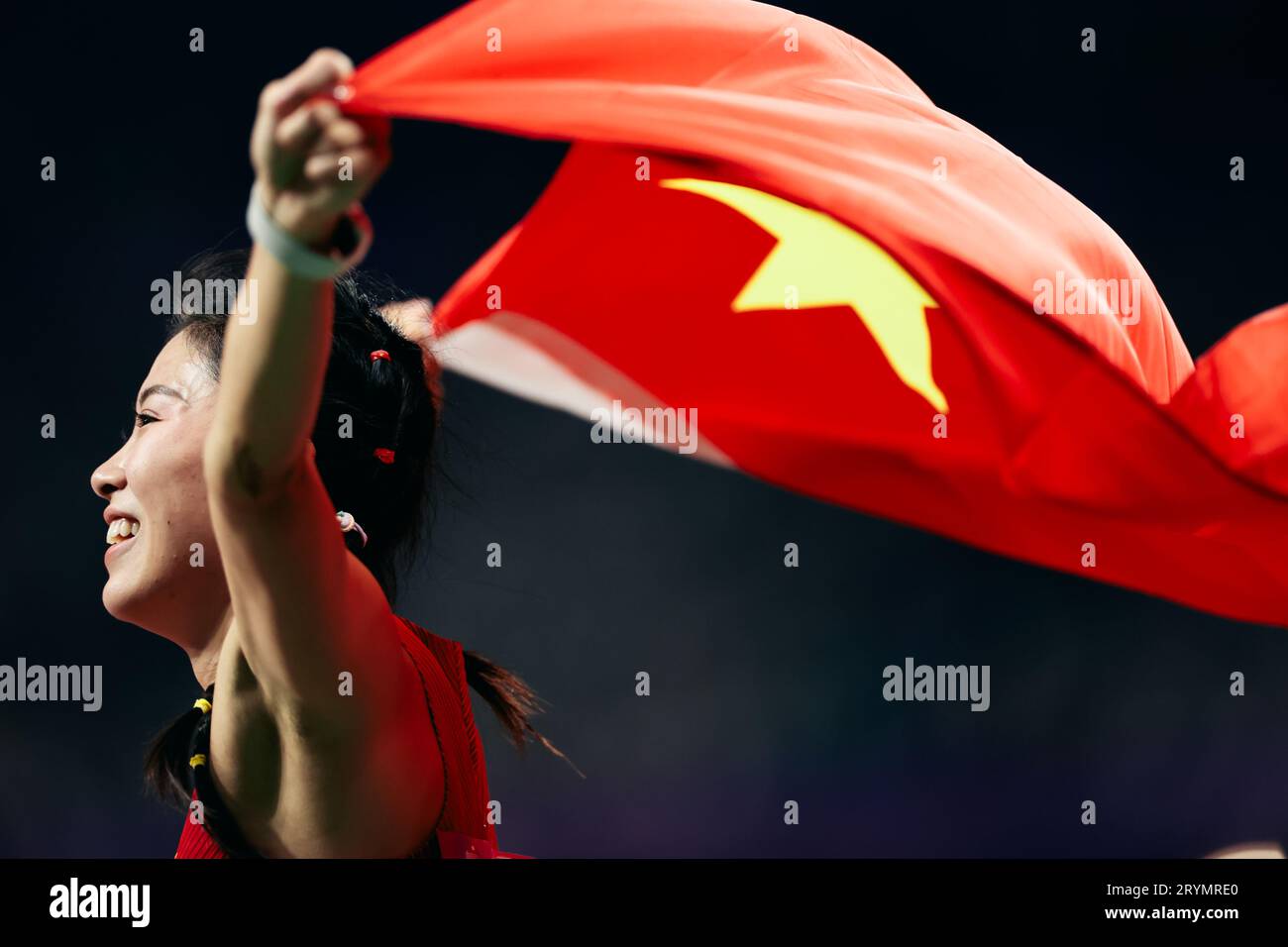 Hangzhou, China. 1st Oct, 2023. Wu Yanni (CHN) Athletics : Women's ...