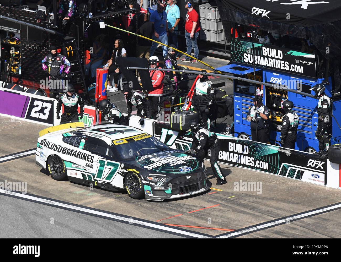 TALLADEGA, AL - OCTOBER 01: Chris Buescher (#17 RFK Racing ...