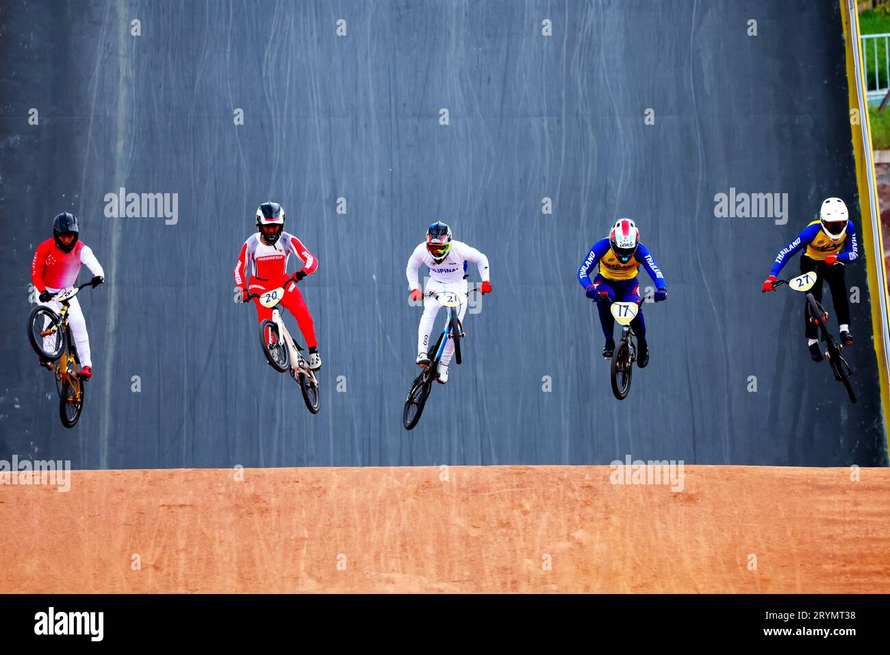 Jieshou, China. 1st Oct, 2023. General view, October 1, 2023 - Cycling : Men's BMX Racing at ...