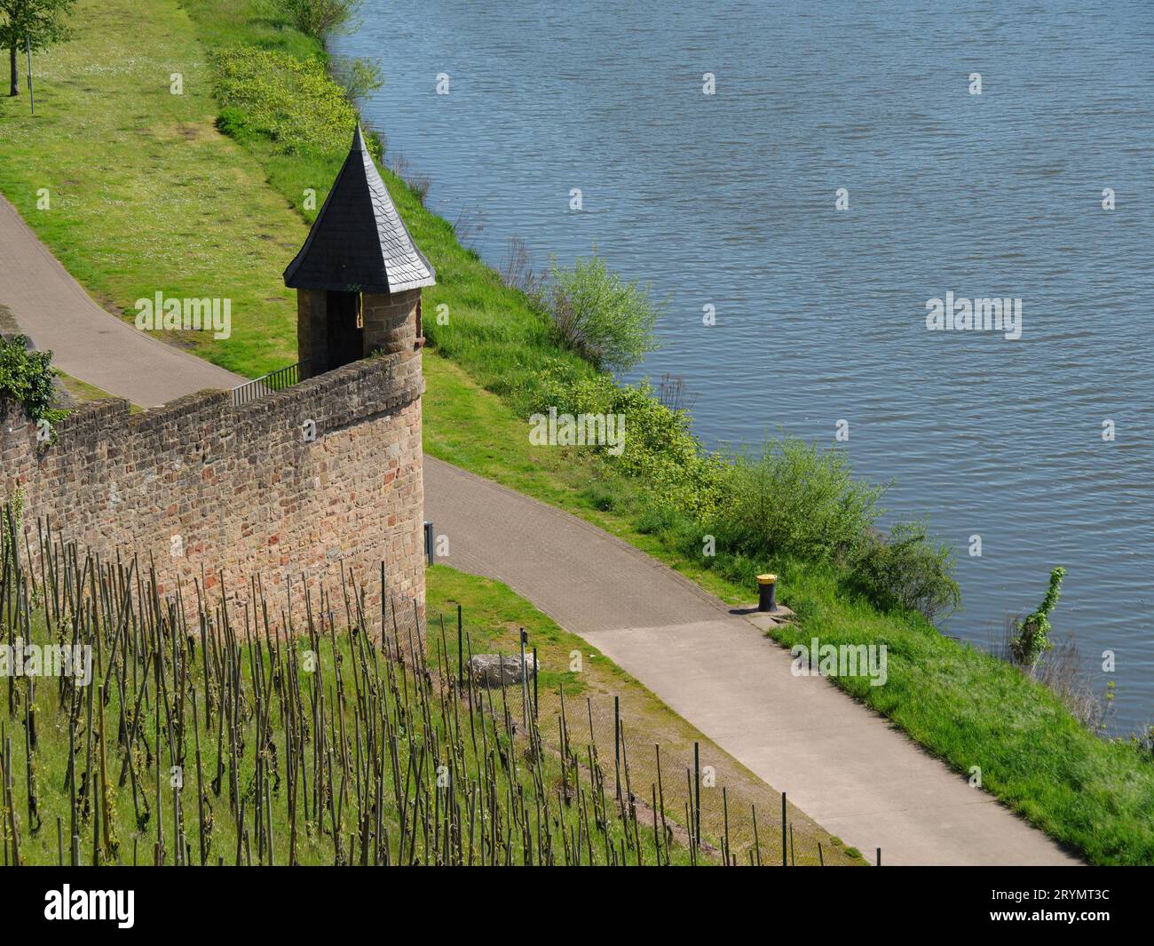Saarburg city at the saar river Stock Photo - Alamy