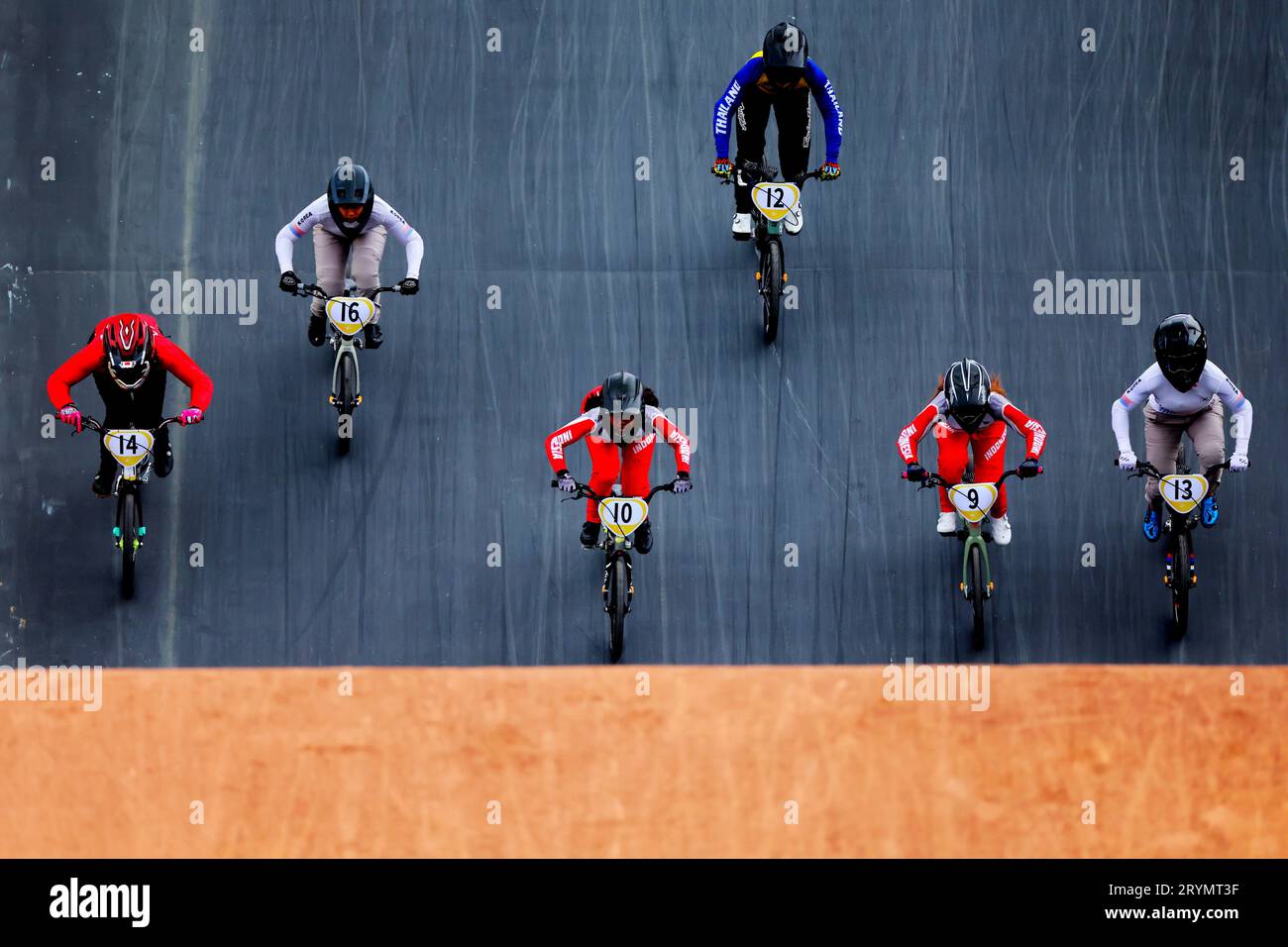 Jieshou, China. 1st Oct, 2023. General view, October 1, 2023 - Cycling : Women's BMX Racing at ...