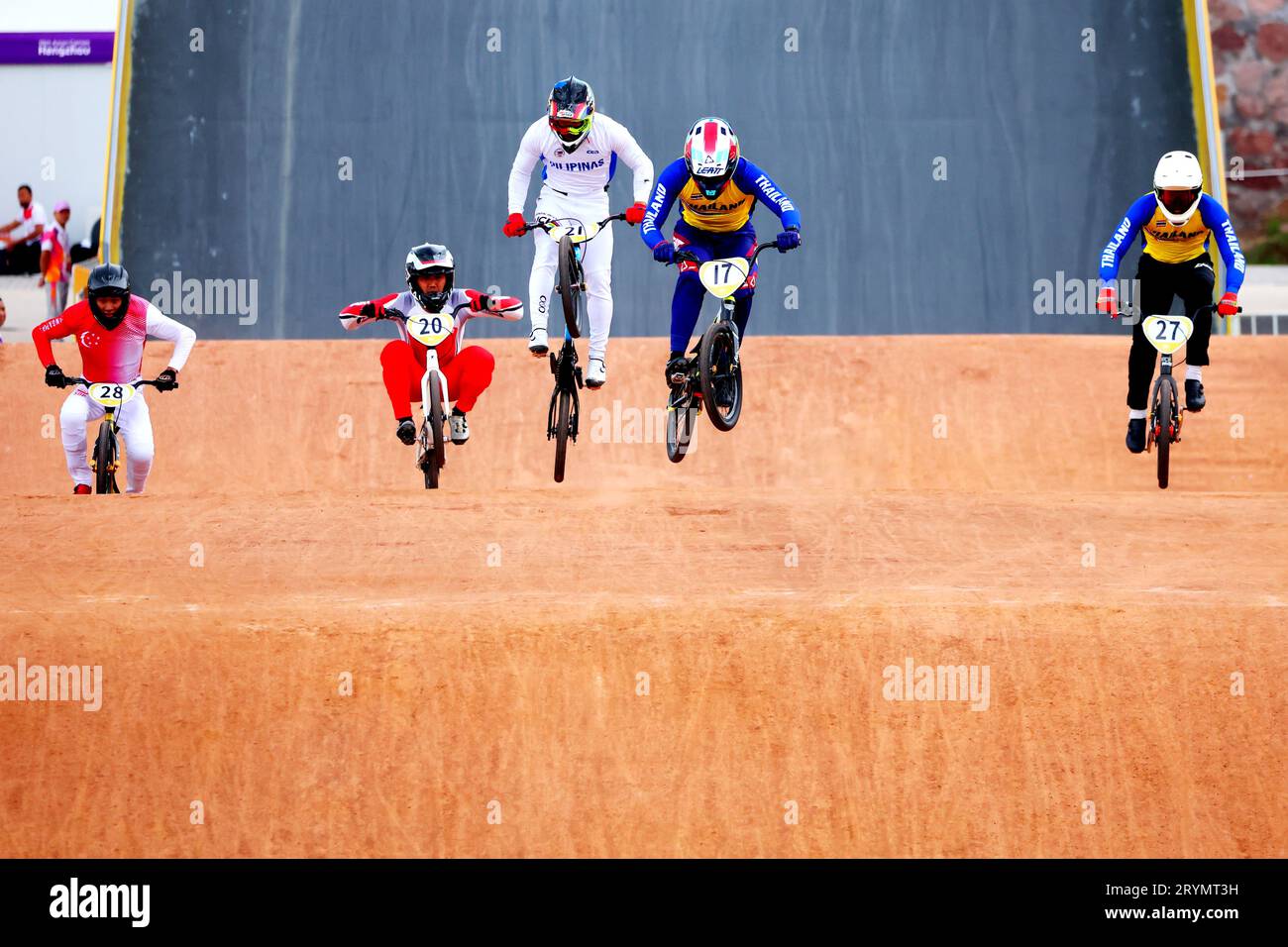 Jieshou, China. 1st Oct, 2023. General view, October 1, 2023 - Cycling : Men's BMX Racing at ...