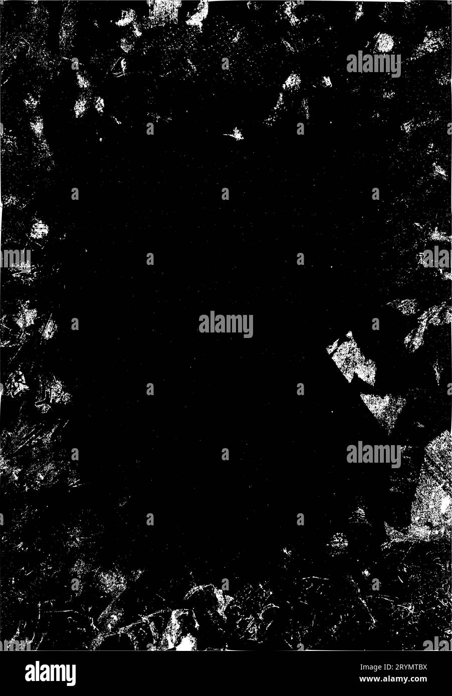 Old style photo frame with grunge texture. brush strokes, vintage paper ...