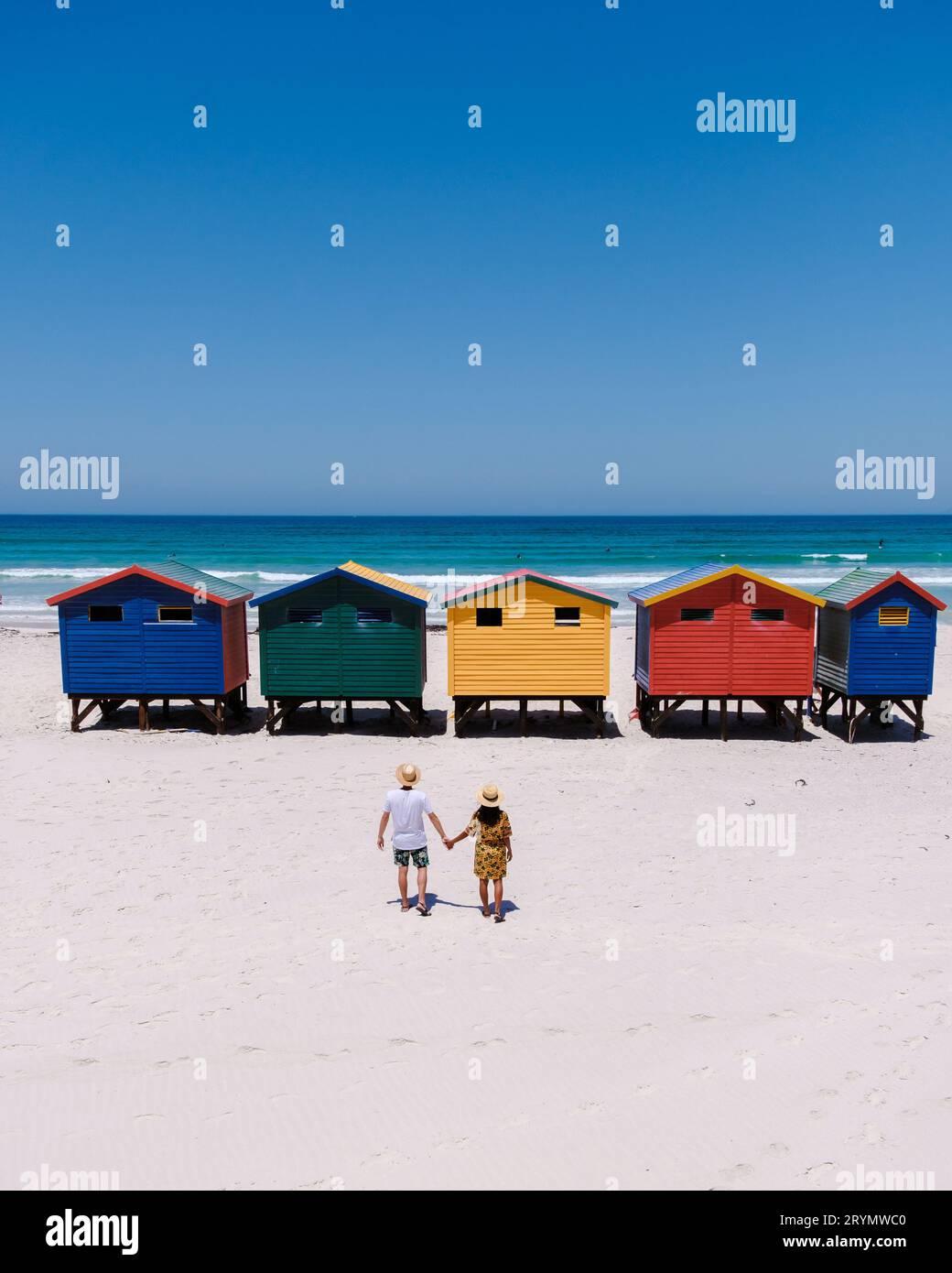 Beach house at Muizenberg Cape Town, beach huts, Muizenberg, Cape Town ...