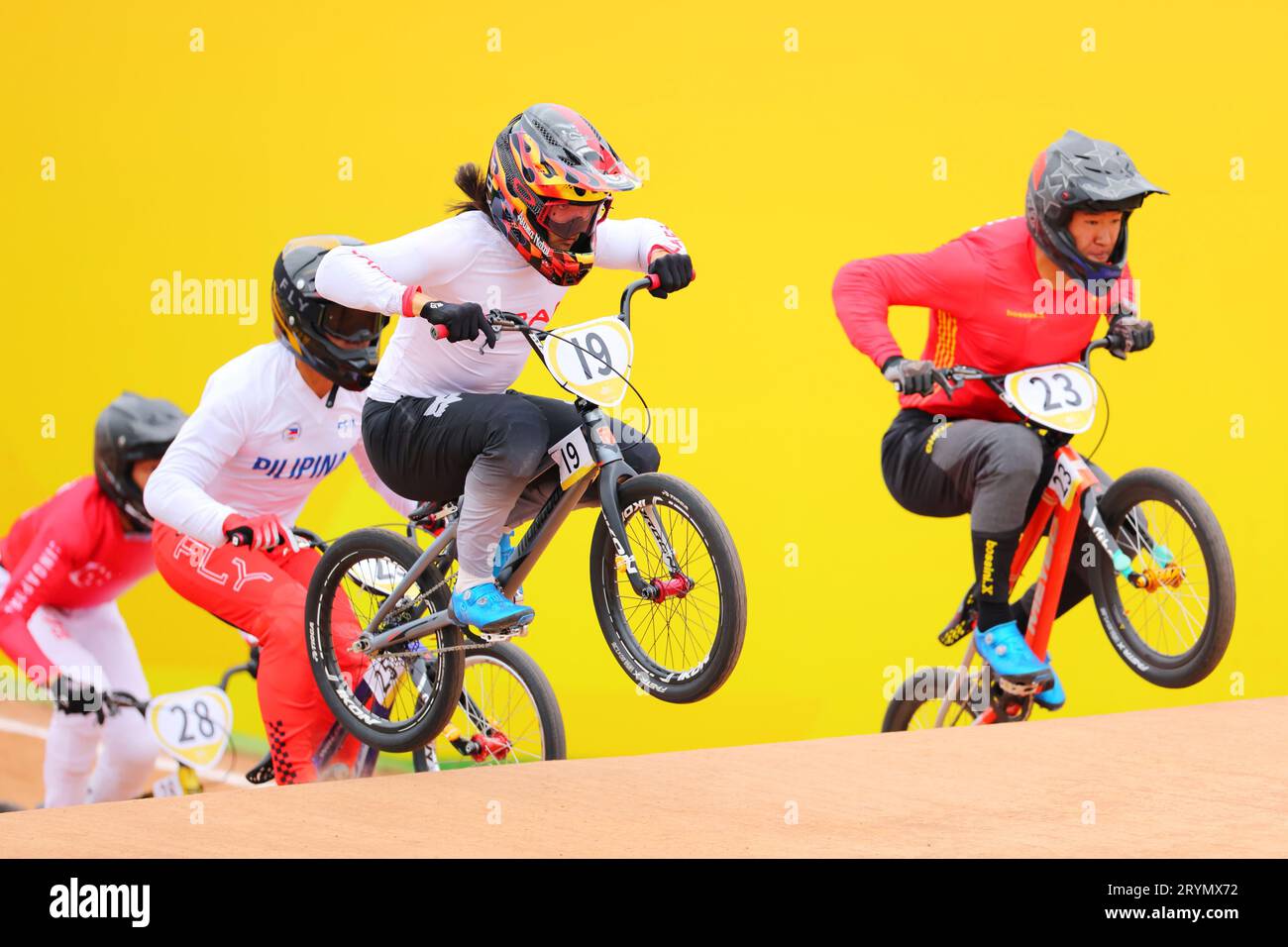 Jieshou, China. 1st Oct, 2023. (L-R) Asuma Nakai (JPN), Yucheng Chen (CHN), October 1, 2023 ...