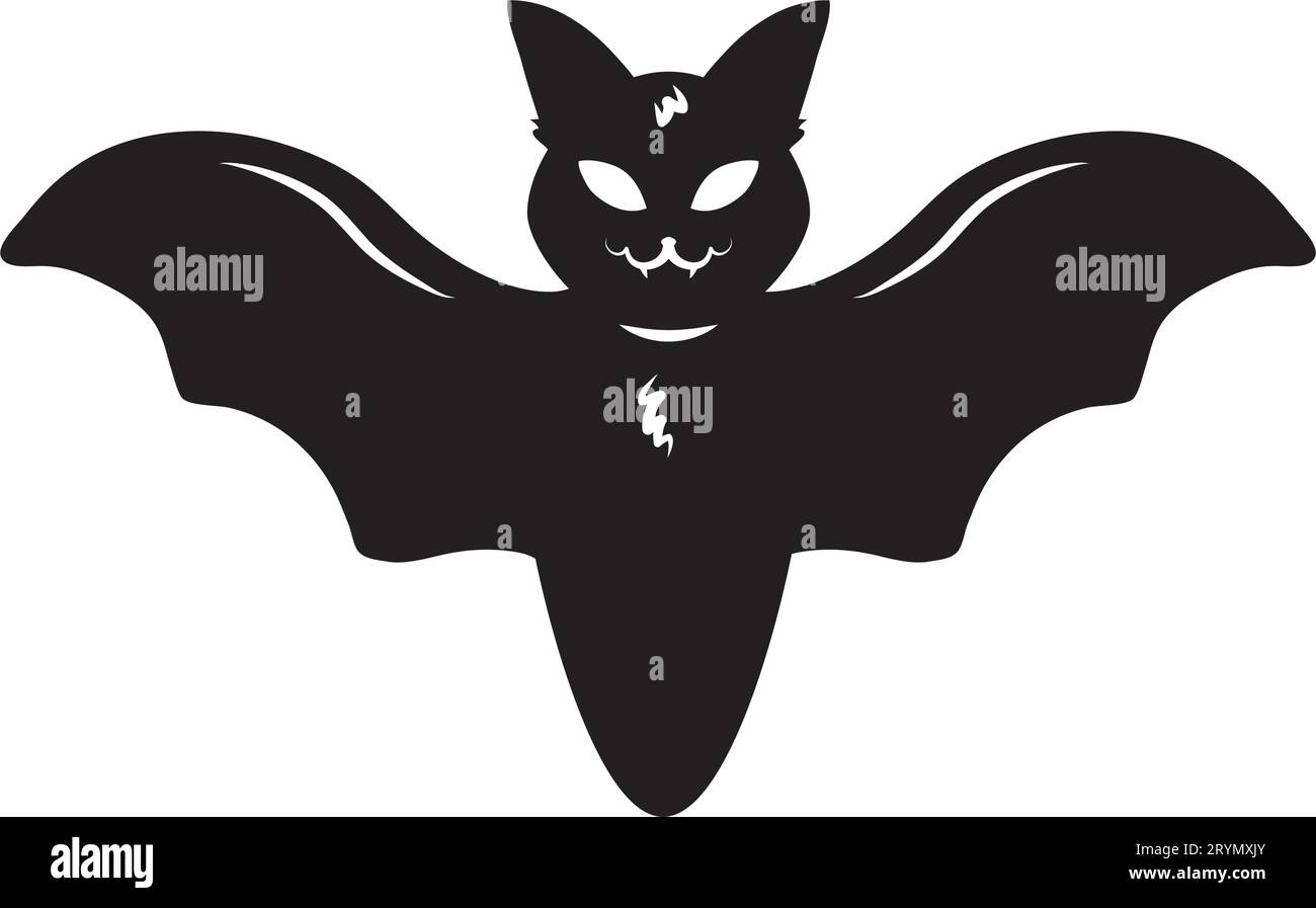 halloween bat flying Stock Vector Image & Art - Alamy