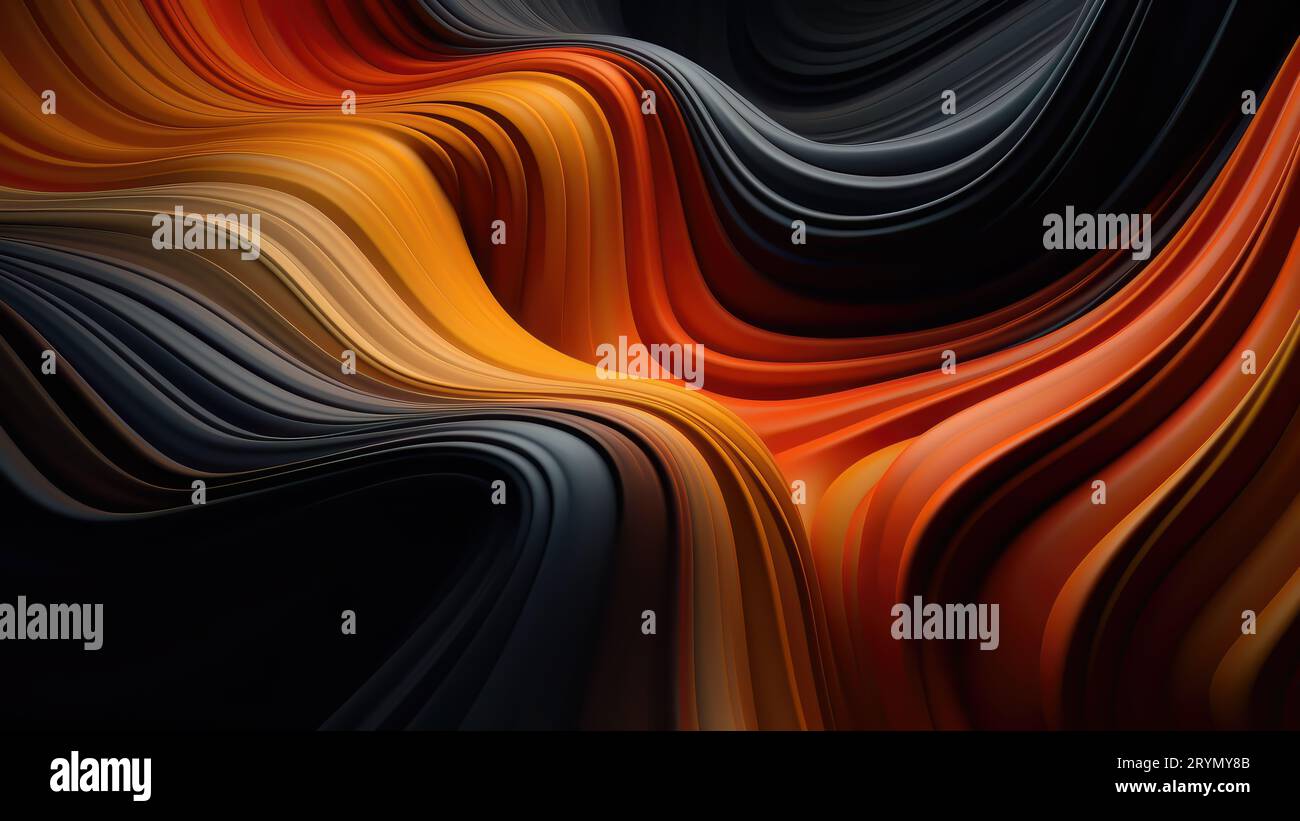 3D Abstract Dark Background Stock Photo - Alamy