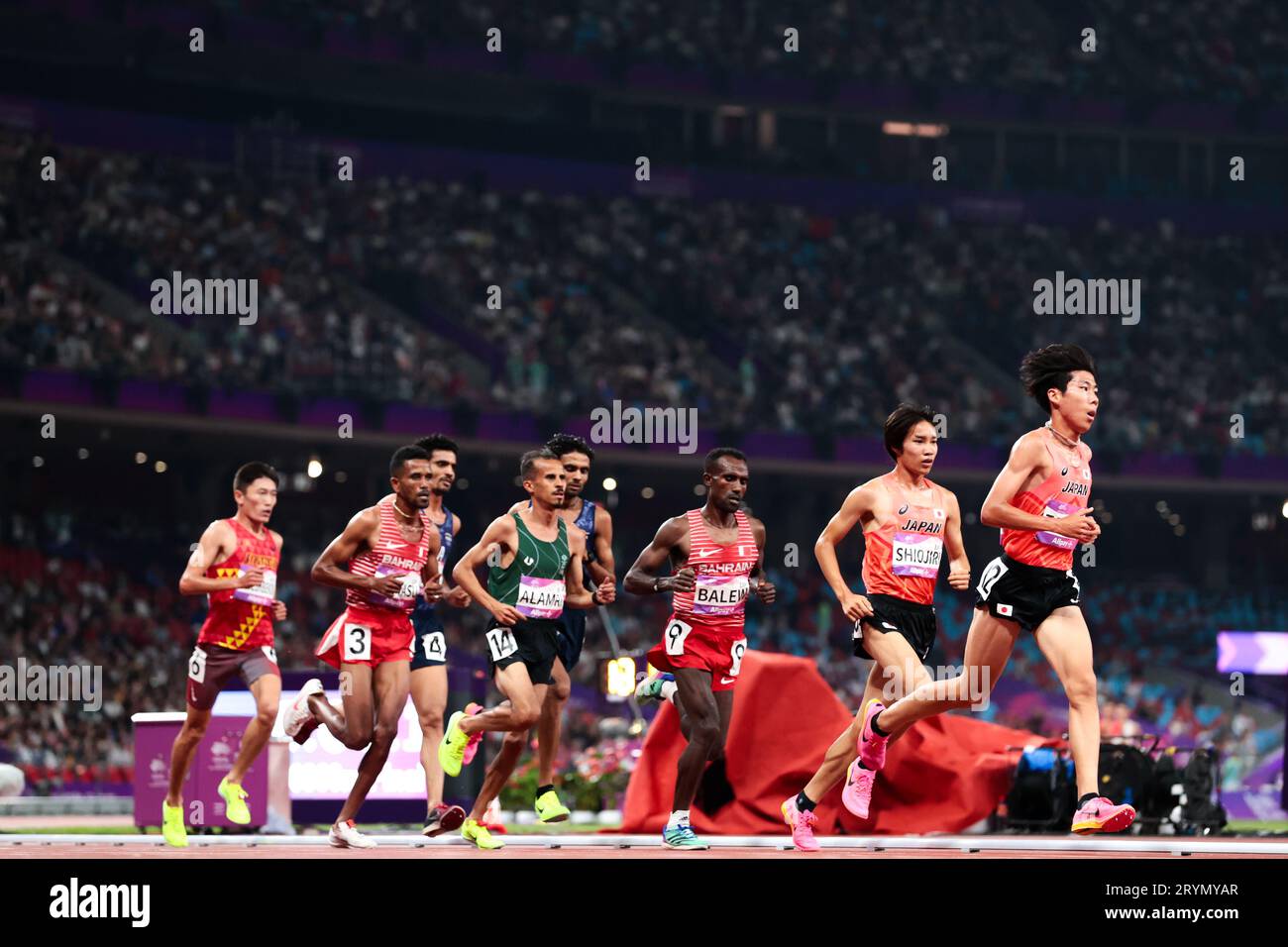 Hangzhou, China. 30th Sep, 2023. (L-R) Kazuya Shiojiri, Ren Tazawa, (JPN) Athletics : Men's ...