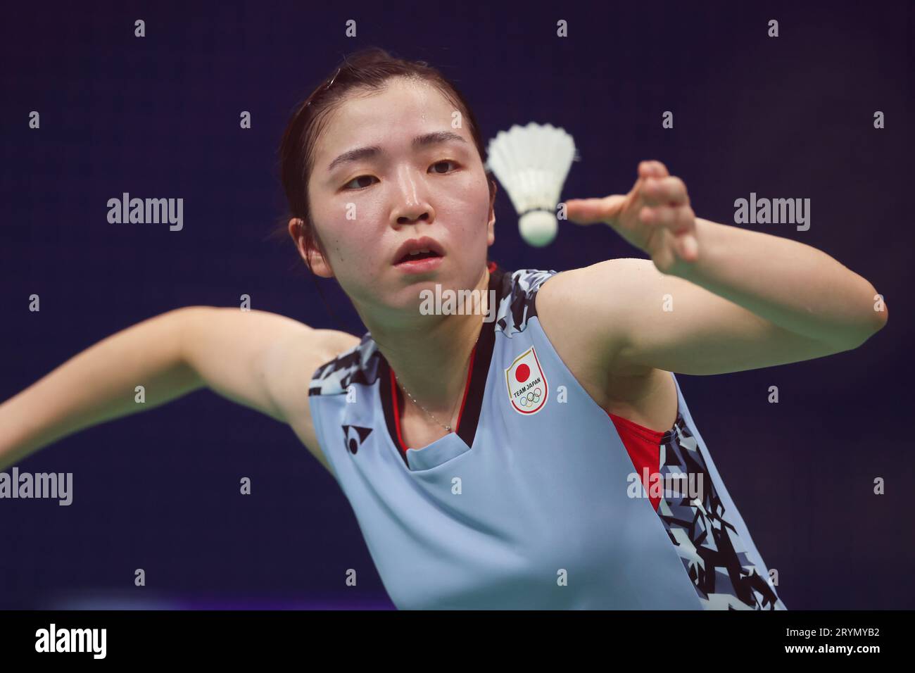 Hangzhou, China. 30th Sep, 2023. Natsuki Nidaira (JPN) Badminton ...