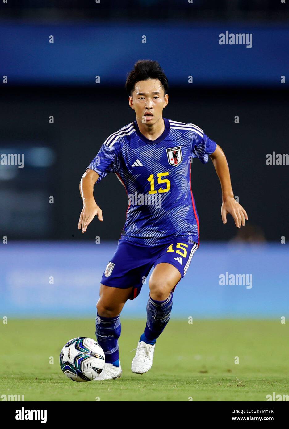 Hangzhou, China. 1st Oct, 2023. Teppei Yachida (JPN) Football/Soccer : Men's quarterfinal ...