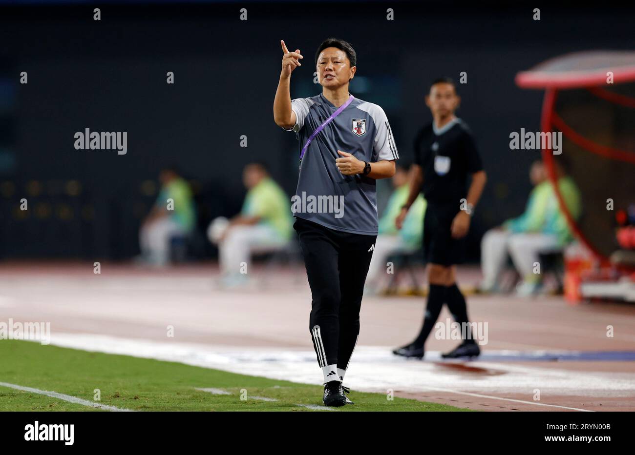 Hangzhou, China. 1st Oct, 2023. Go Oiwa (JPN) Football/Soccer : Men's ...