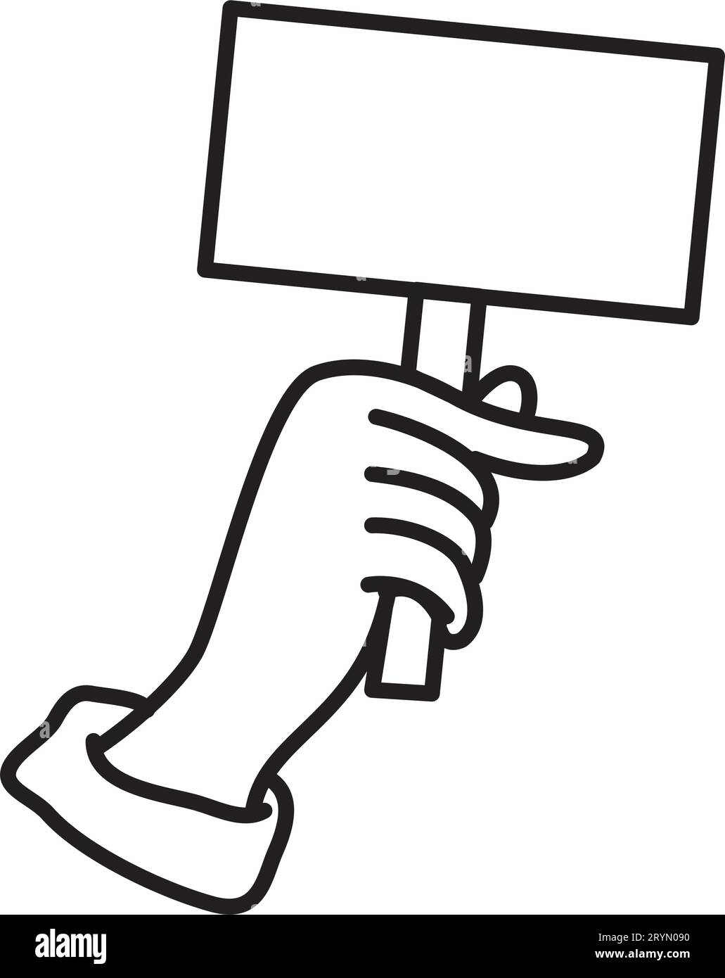 Government poster hands Cut Out Stock Images & Pictures - Alamy