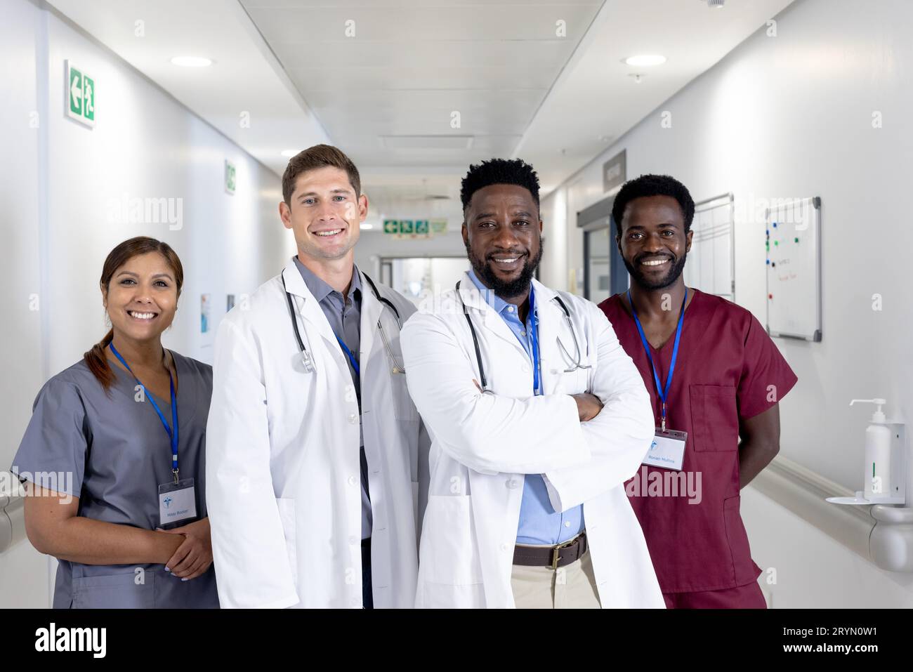 Diverse group multiracial doctors hi-res stock photography and images ...