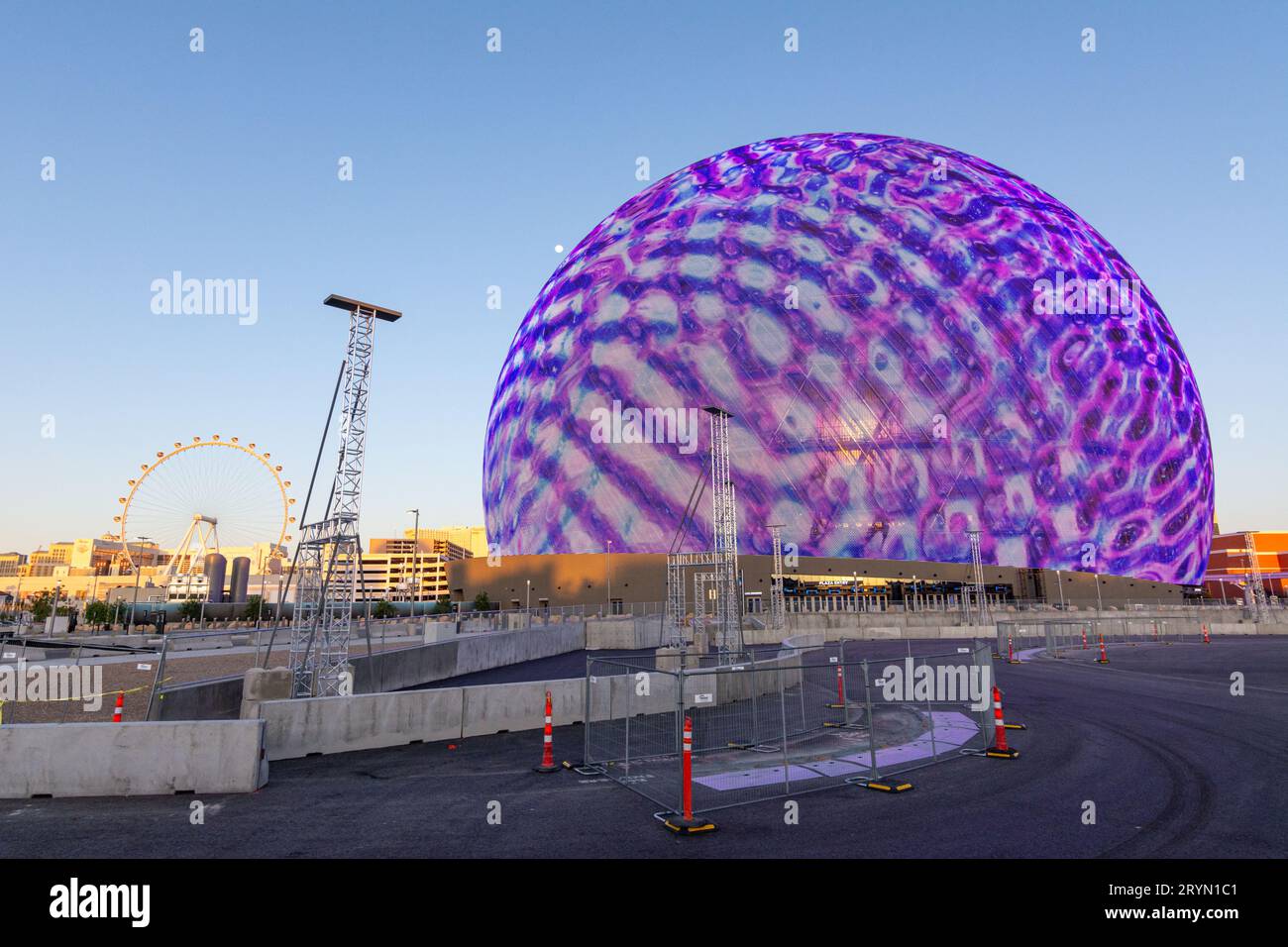 Msg sphere las vegas hi-res stock photography and images - Alamy