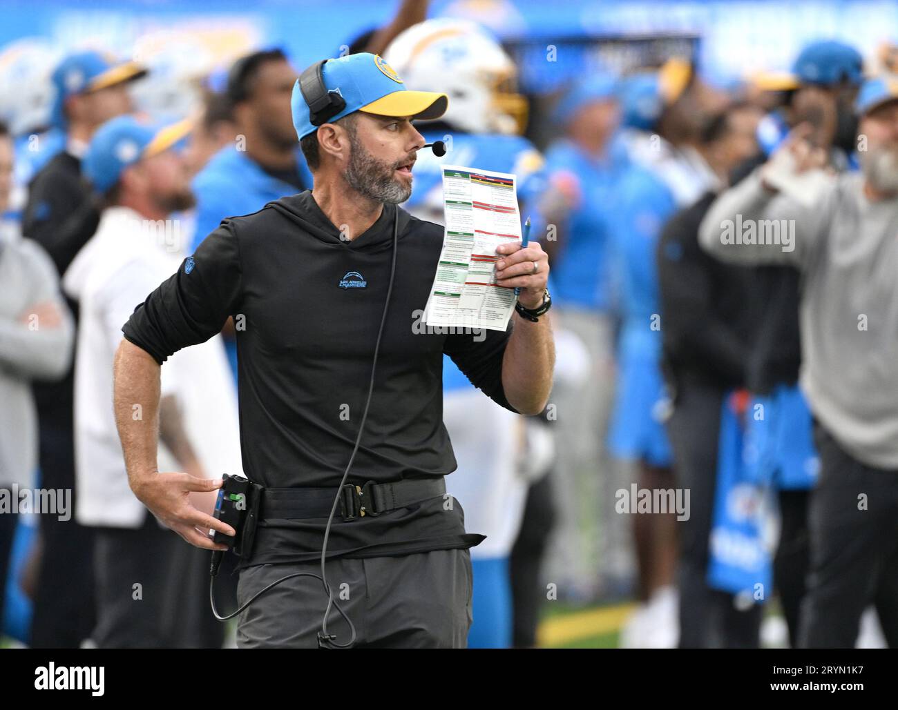Brandon staley chargers hi-res stock photography and images - Alamy