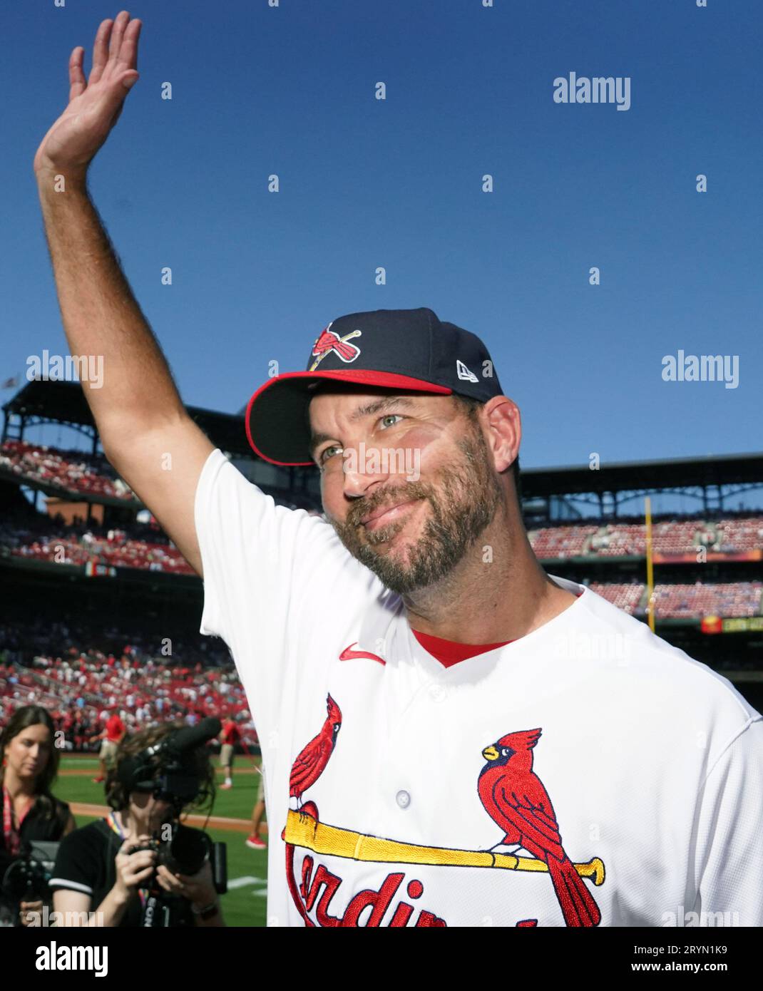 St. Louis, United States. 01st Oct, 2023. St. Louis Cardinals Adam ...