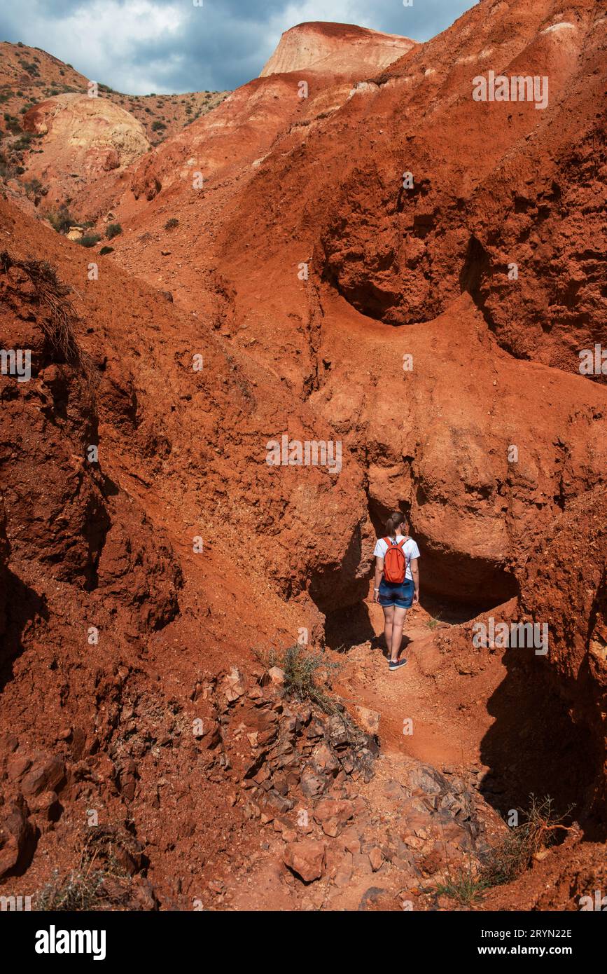 Valley of Mars landscapes Stock Photo - Alamy
