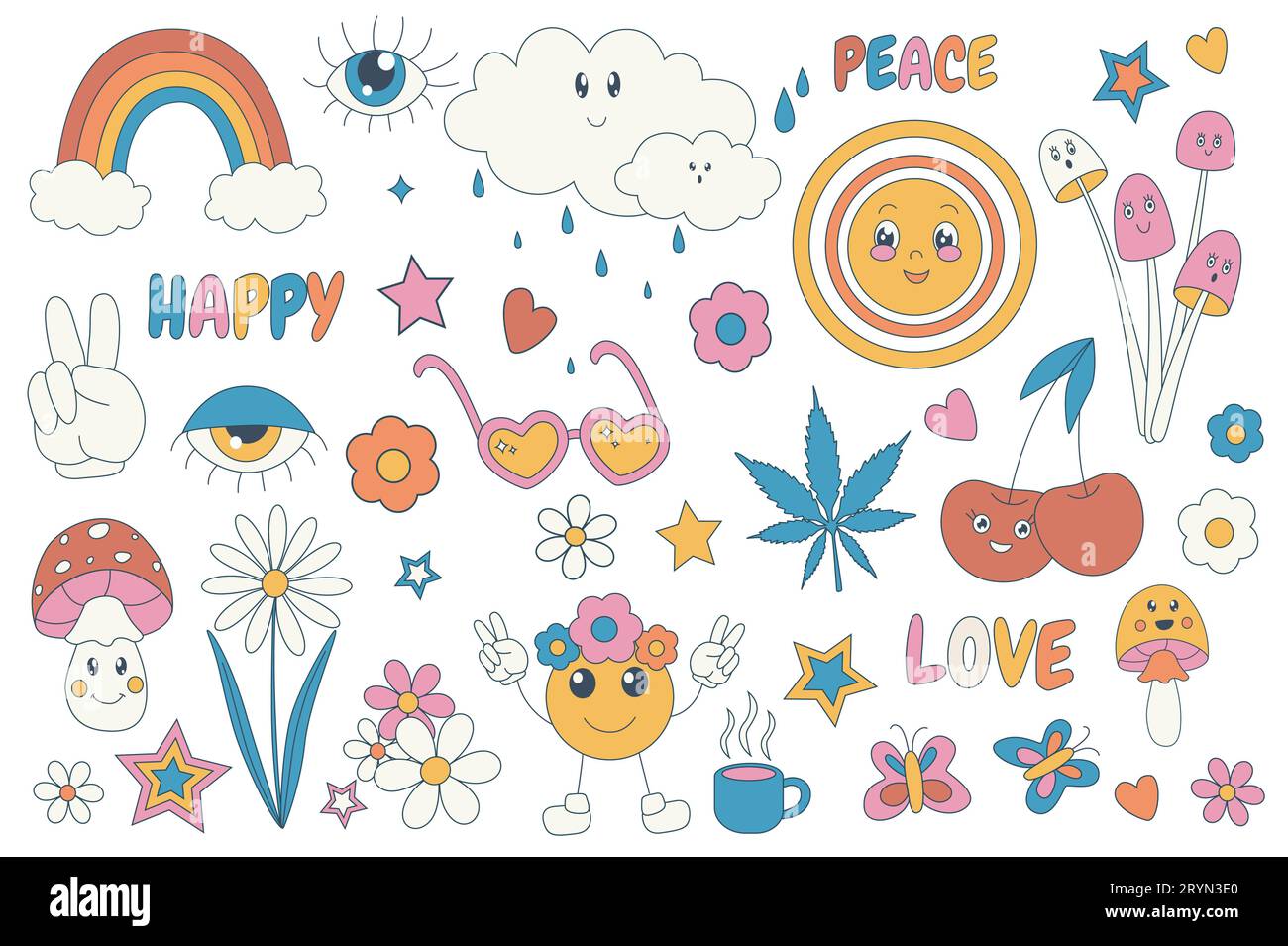 Mega pack flowers hi-res stock photography and images - Alamy