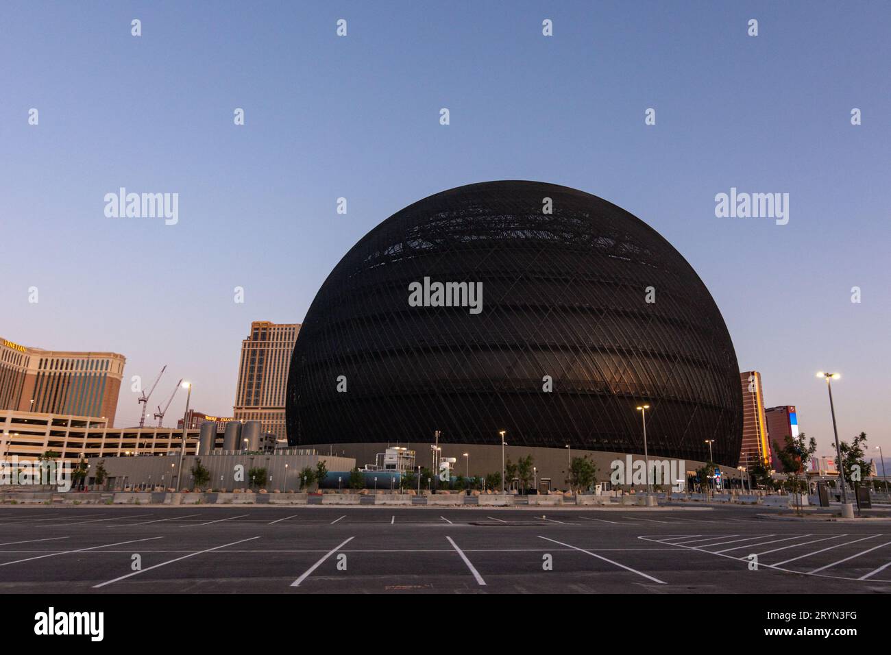 Msg sphere las vegas hi-res stock photography and images - Alamy