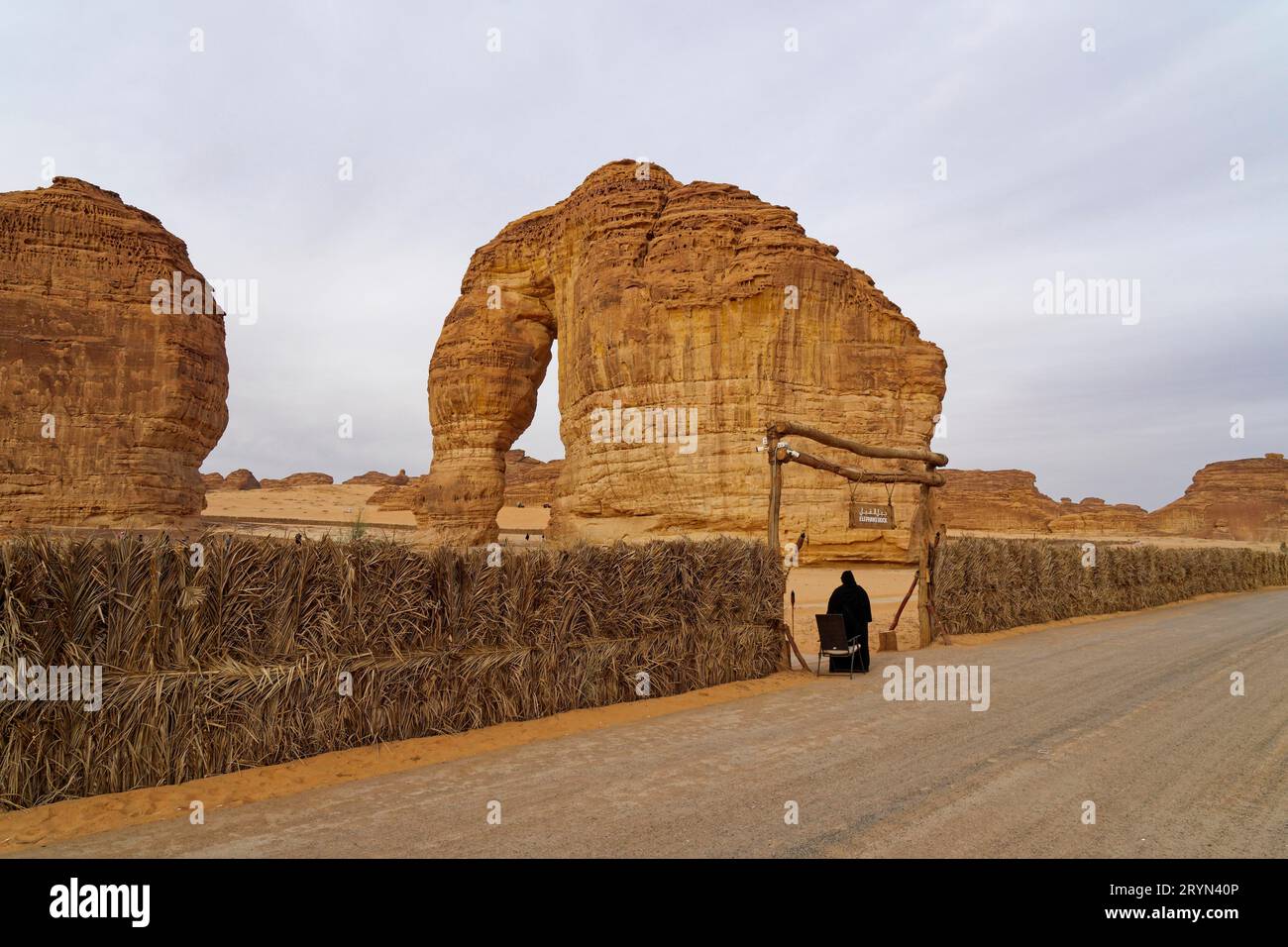 Jabal AlFil or Elephant Rock near Al'Ula, Saudi Arabia Stock Photo - Alamy