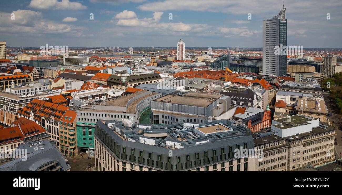 Panorama tower tower leipzig hi-res stock photography and images - Alamy