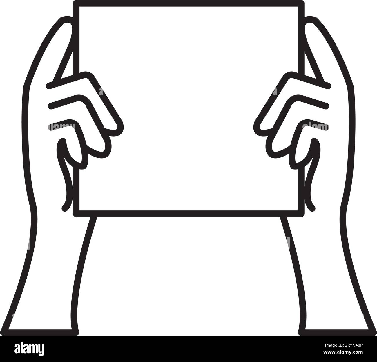 activist hands with signboard Stock Vector Image & Art - Alamy