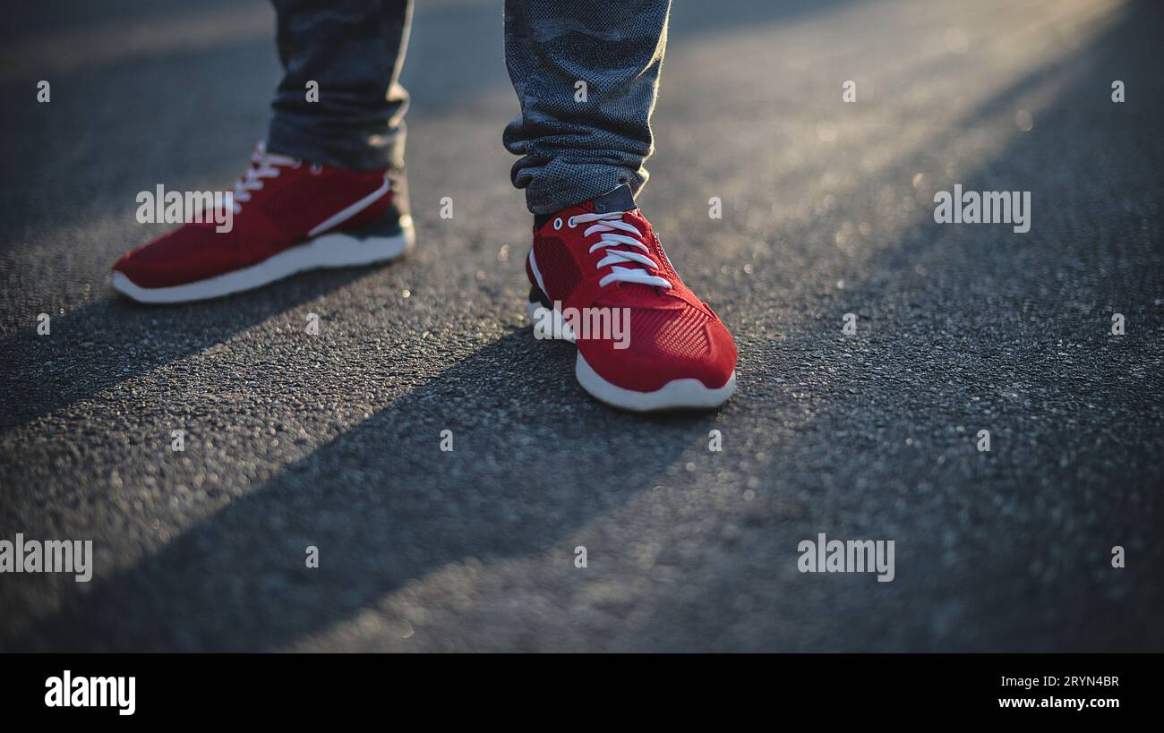 Boy red close hi-res stock photography and images - Alamy