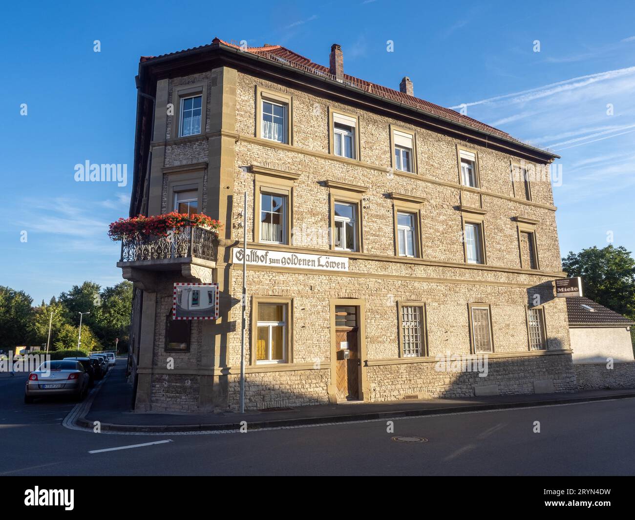 Gasthof zum goldenen Loewen, Mainbernheim, Lower Franconia, Germany ...