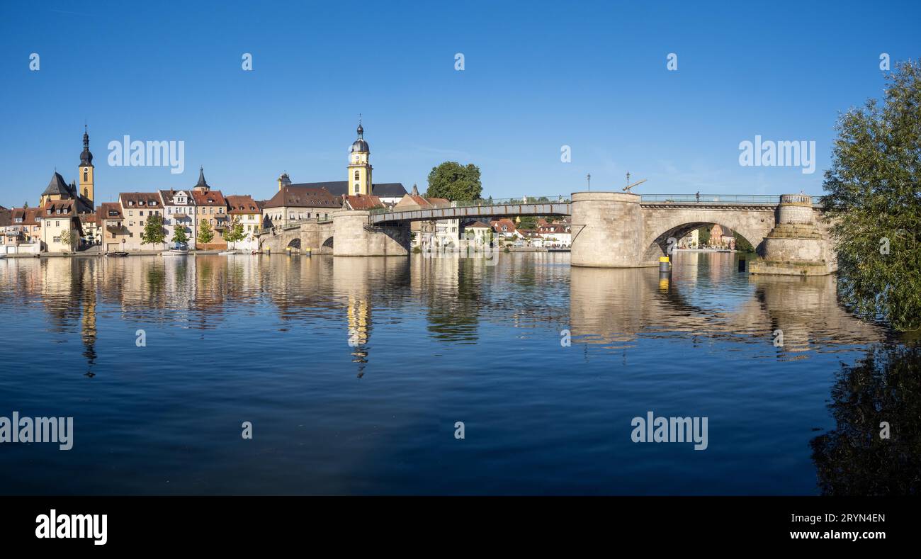 Bridge main river kitzingen germany hi-res stock photography and images ...