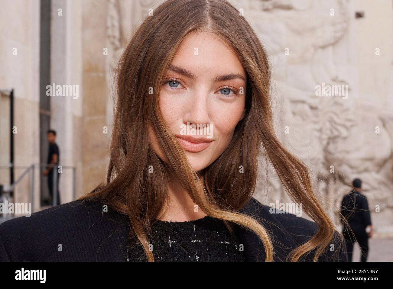 Lorena Rae arrives for the Elie Saab Spring/Summer 2024 womenswear ...