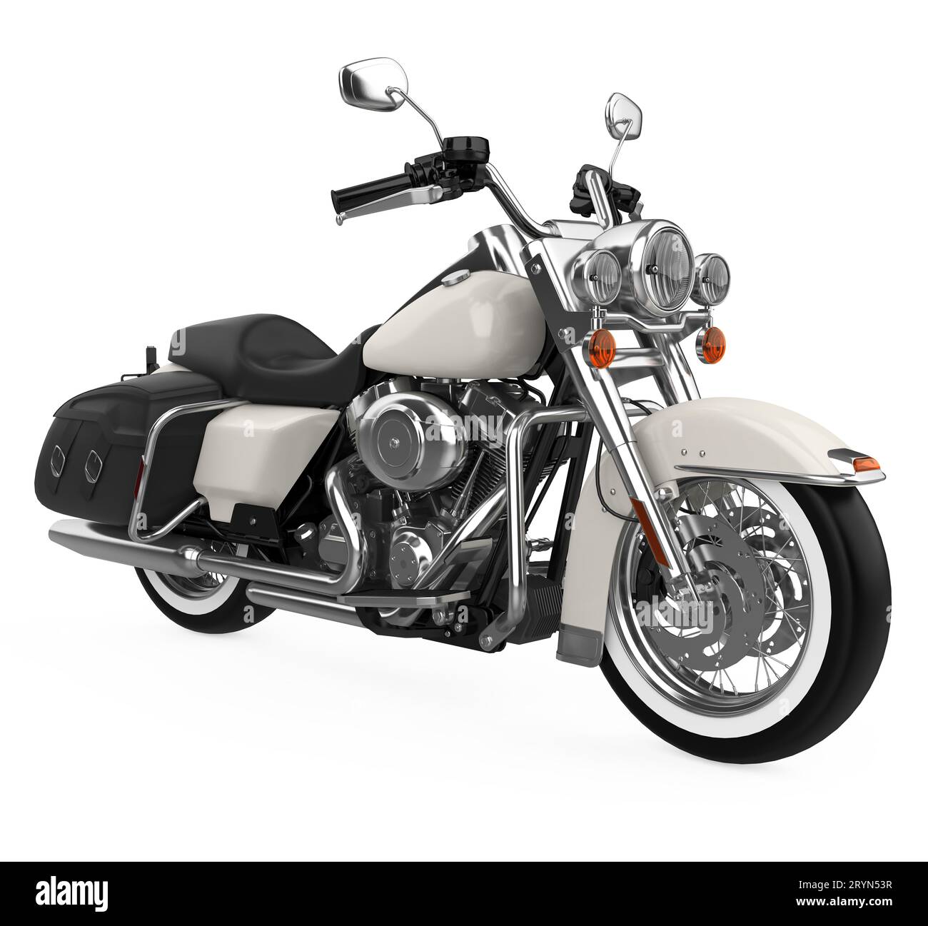 White motorcycle Cut Out Stock Images & Pictures - Alamy