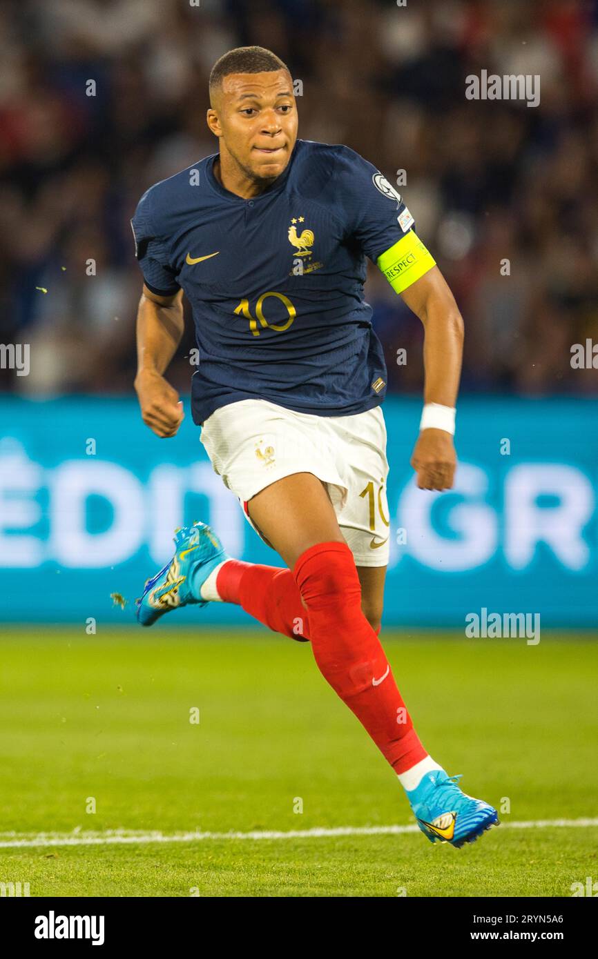 Kylian MBAPPE France in Sprint Stock Photo - Alamy