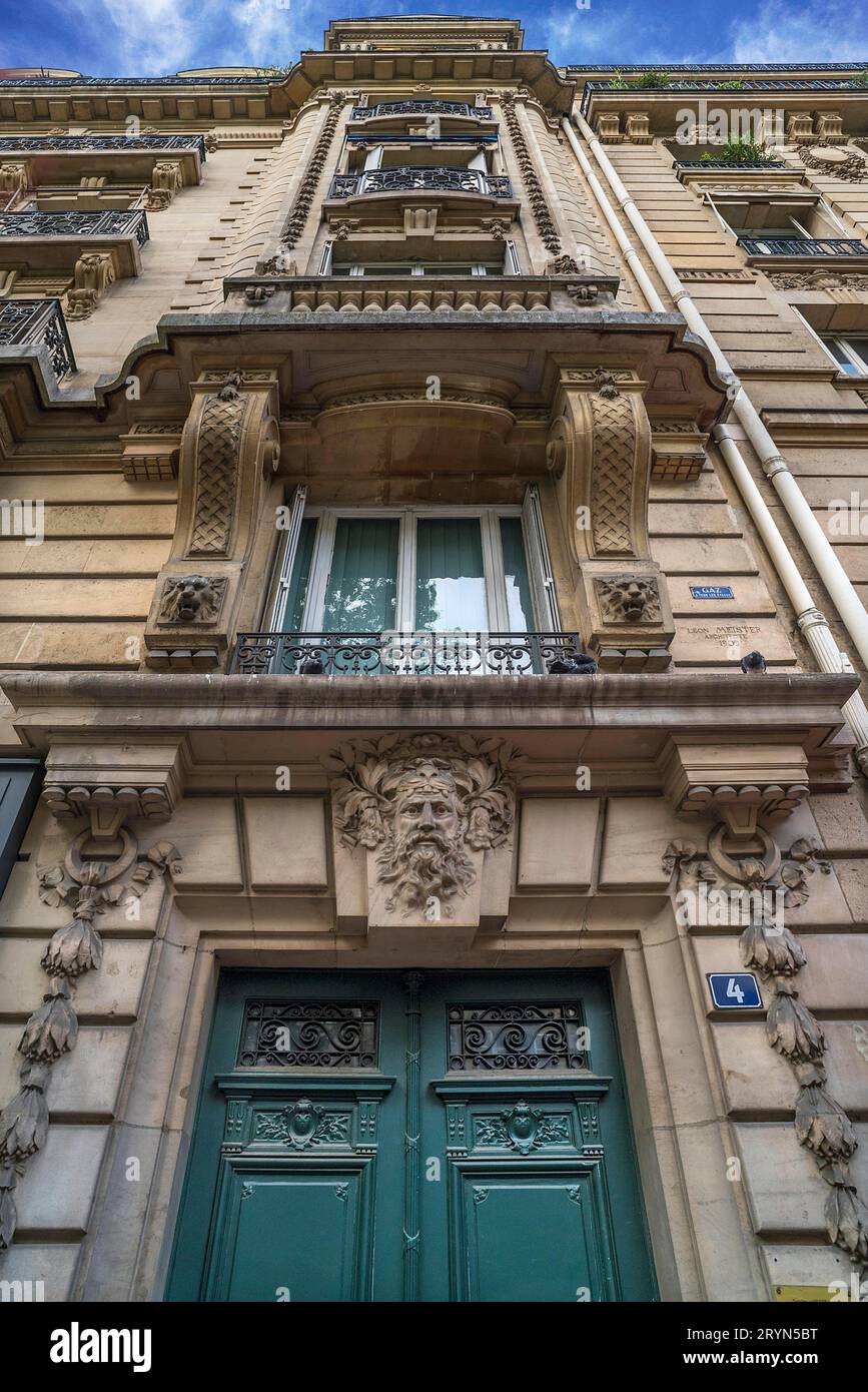 Historic house, built around 1870, Paris, France Stock Photo - Alamy