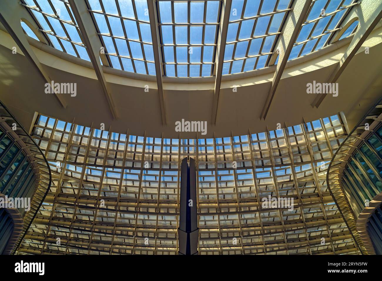 Interior architecture of Westfield Forum des Halles, a French shopping ...