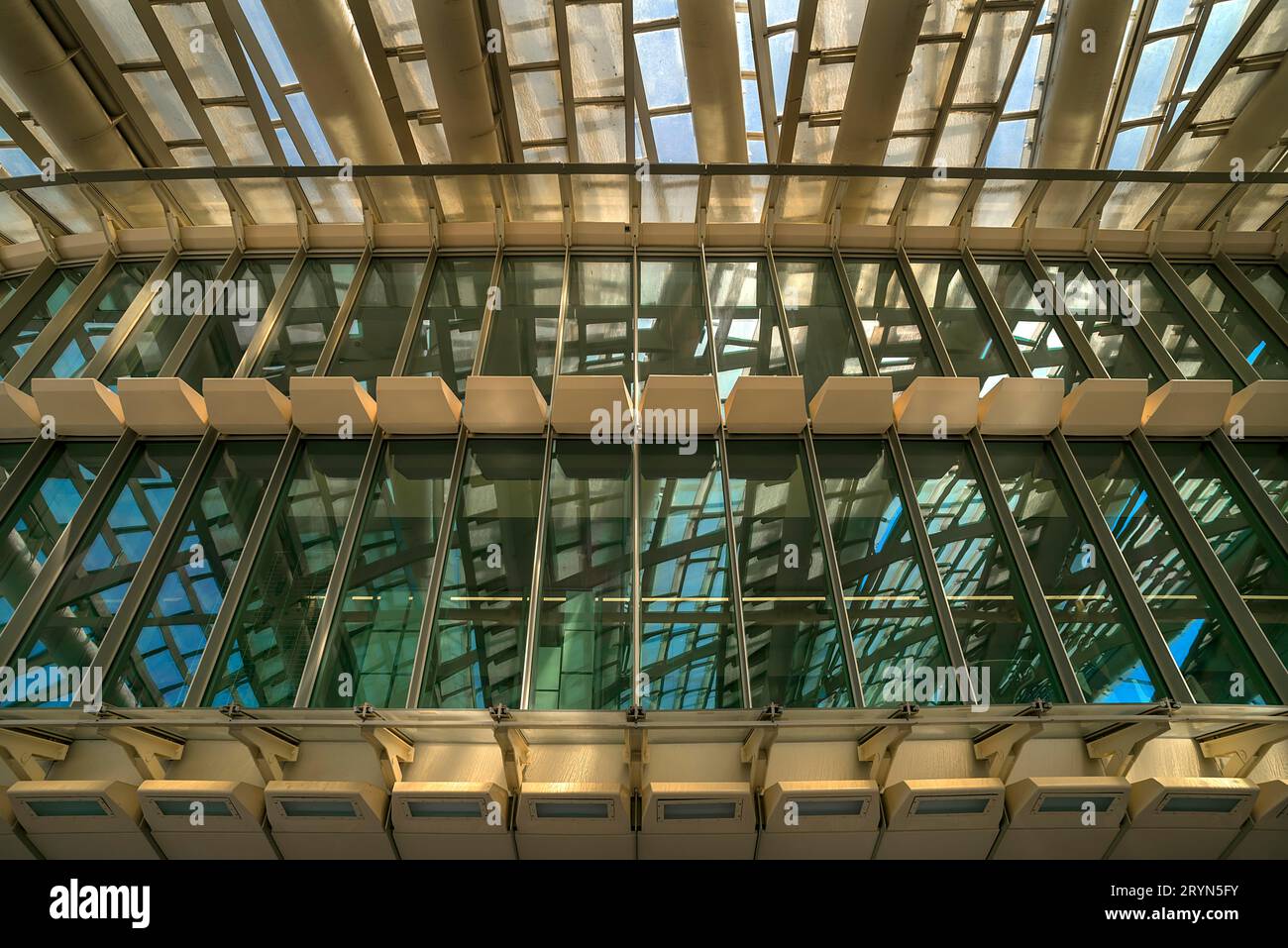 Detail view of Westfield Forum des Halles, a French shopping centre ...