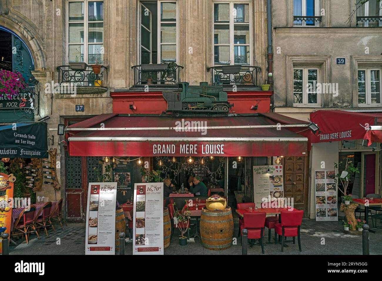 Restaurant Grand Mere Louise in Rue de la Harpe, tourist places, Paris ...