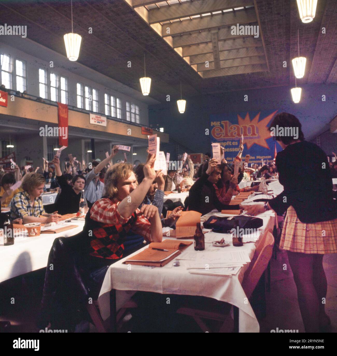 DEU, Germany: The historical colour photos from the times of the 70s ...