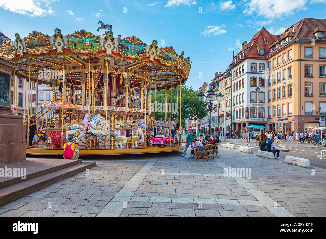 Place Gutenberg of Strasbourg in France Stock Photo - Alamy