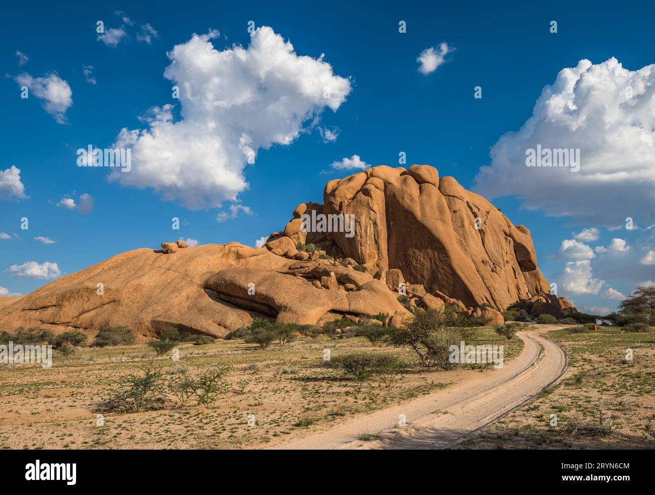 Spitzkoppe, unique rock formation in Damaraland, Namibia Stock Photo ...