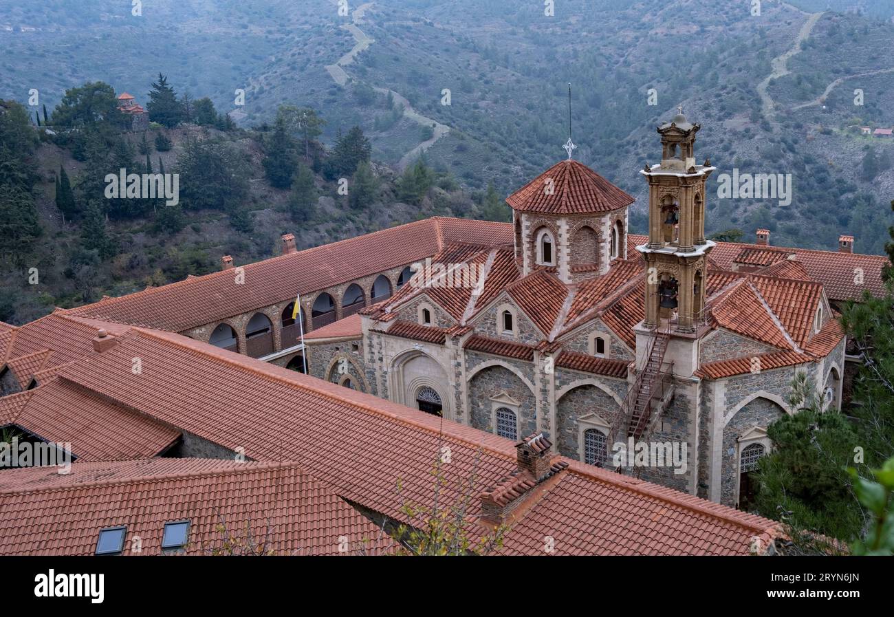Christian orthodox monastery of Machairas dedicated to the Virgin Mary ...