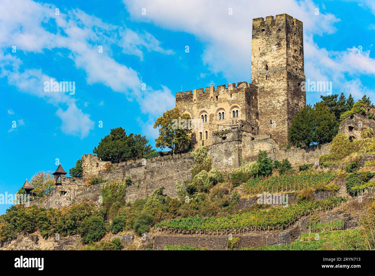Medieval knight's castles and ruins Stock Photo - Alamy